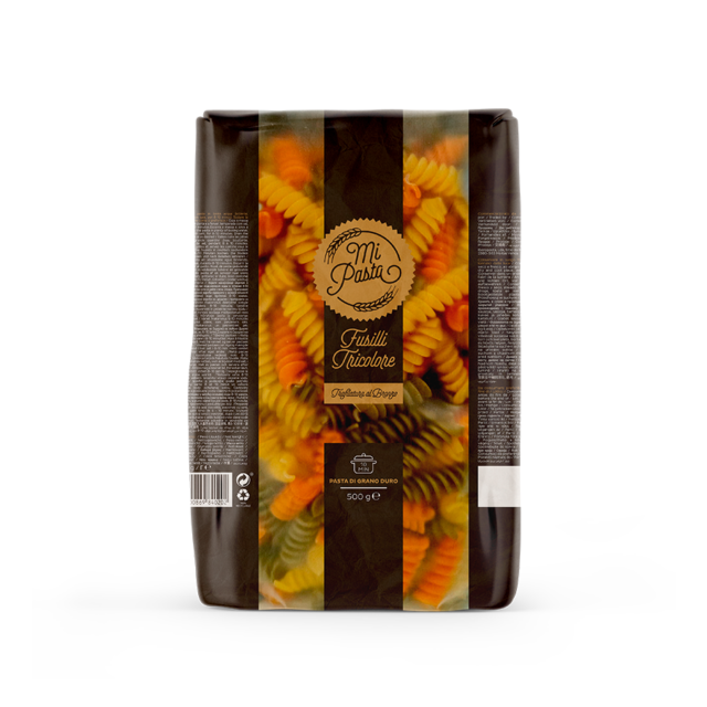 Pack 20unid. - ESPIRAIS TRICOLOR MI PASTA - 500g - IberoPasta - Arte de ...